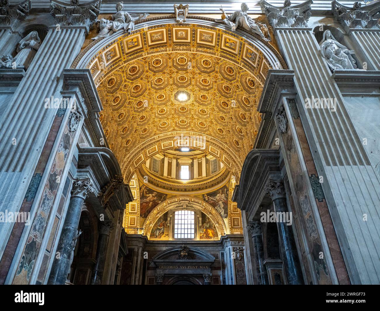 Interior of St Peter's Basilica, Vatican Stock Photo - Alamy