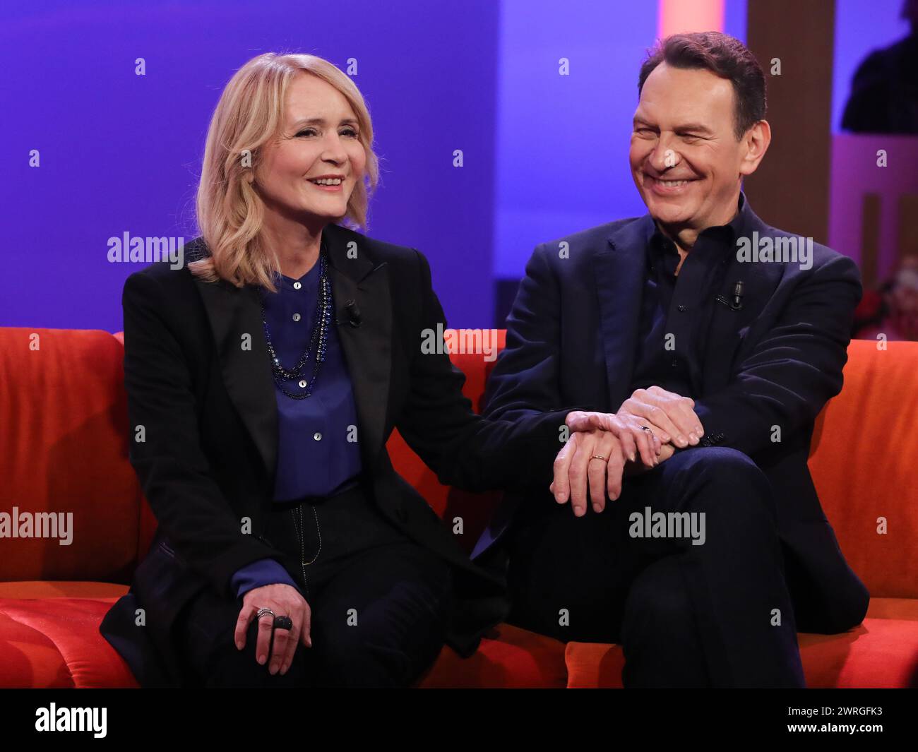 Rome, Italy. 12th Mar, 2024. Rome, Rai ex Teulada studios, TV broadcast ...