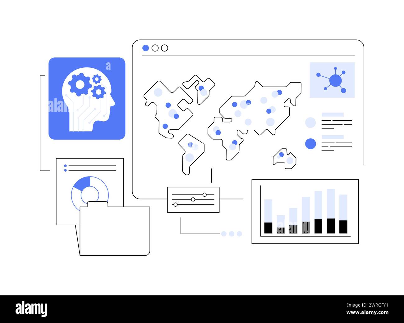 AI-Powered Predictive Disease Outbreak Analysis abstract concept vector ... AI-Powered Predictive Disease Outbreak Analysis abstract concept vector ...