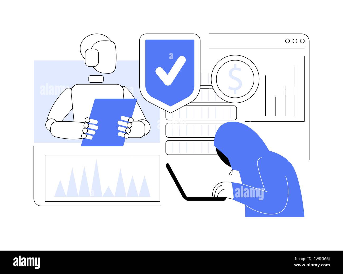 AI-Powered Fraud Detection abstract concept vector illustration Stock Vector Image & Art - Alamy