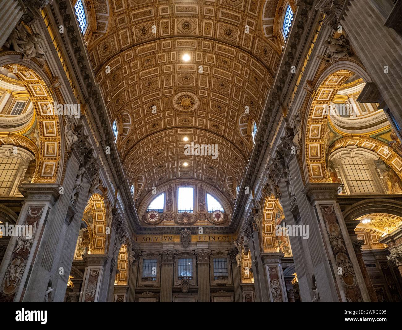 Interior of St Peter's Basilica, Vatican Stock Photo - Alamy