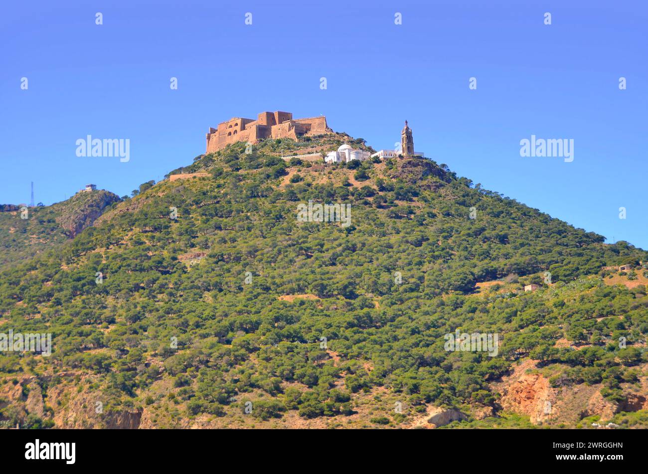 Santa Cruz Fort located at a height in Oran, Algeria Stock Photo - Alamy