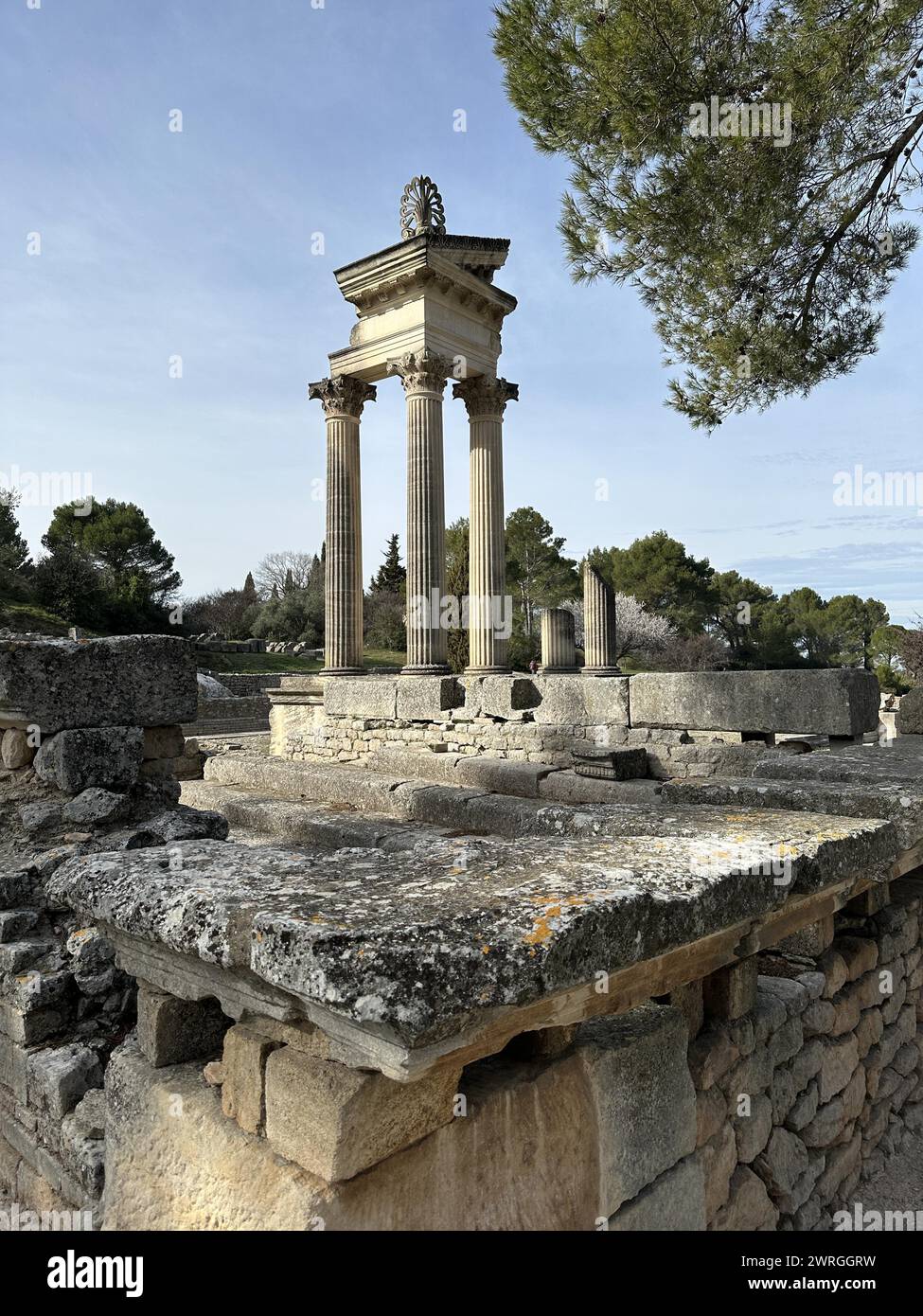 Ruins of a Roman Temple at Glanum, St Remy De Provence, Bouches-du ...