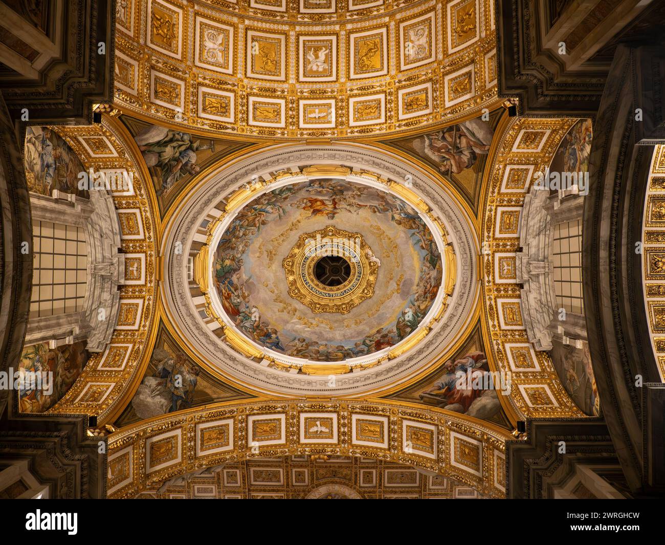 Interior of St Peter's Basilica, Vatican Stock Photo - Alamy