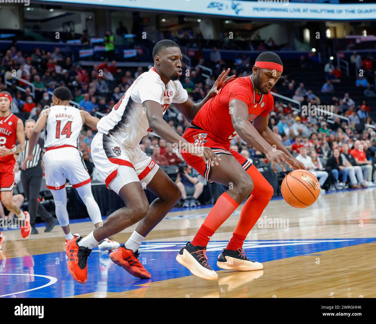 March 12, 2024: Louisville Cardinals Forward (5) Brandon Huntley ...
