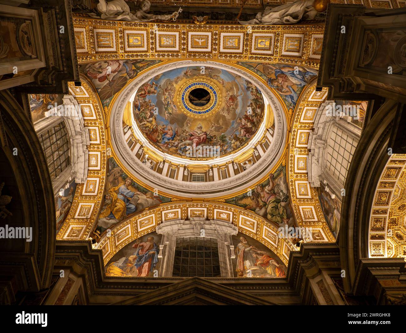 Interior of St Peter's Basilica, Vatican Stock Photo - Alamy
