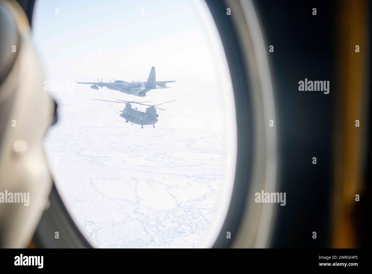 ARCTIC OCEAN (March 9, 2024) An MH-47G Chinook helicopter assigned to ...