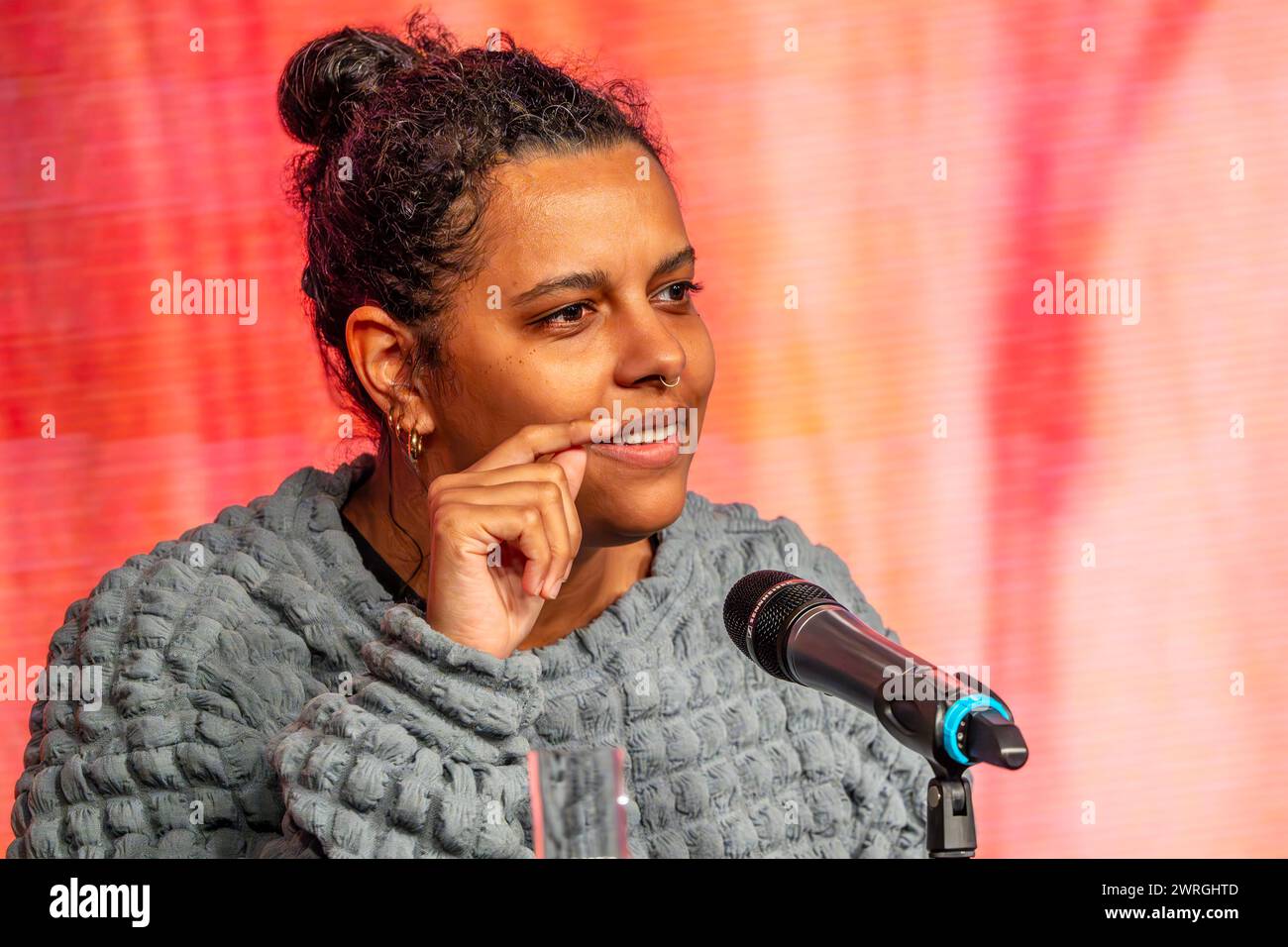 Alice Hasters, Autorin, Literaturhaus, München, 12. März 2024 ...