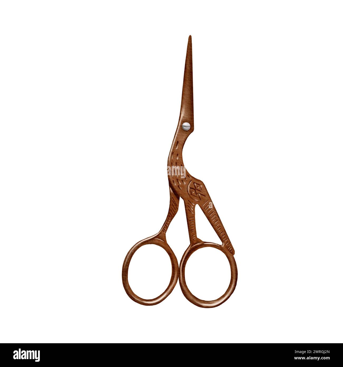 Knitting tools illustration hi-res stock photography and images - Alamy