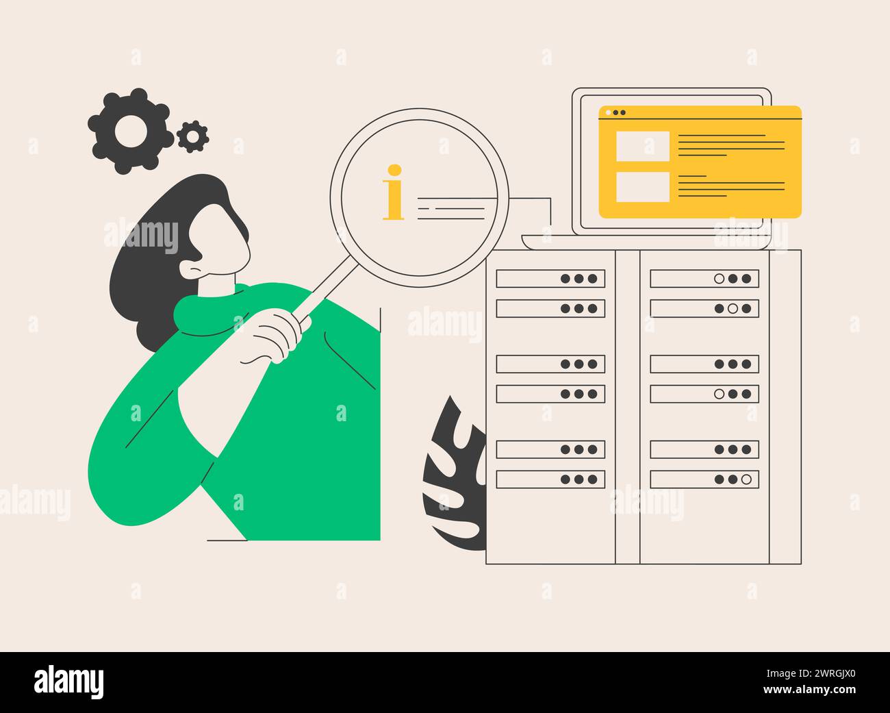 Management Information System Abstract Concept Vector Illustration Stock Vector Image And Art Alamy