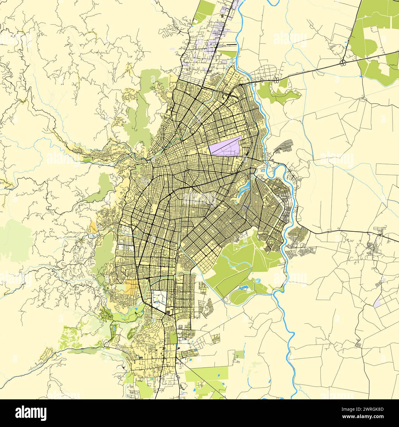 Cali map hi-res stock photography and images - Alamy