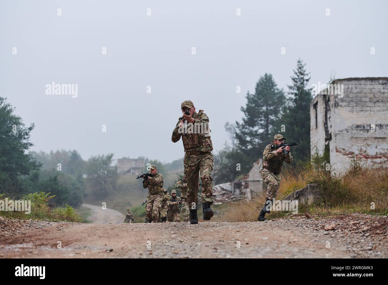 A disciplined and specialized military unit, donned in camouflage ...