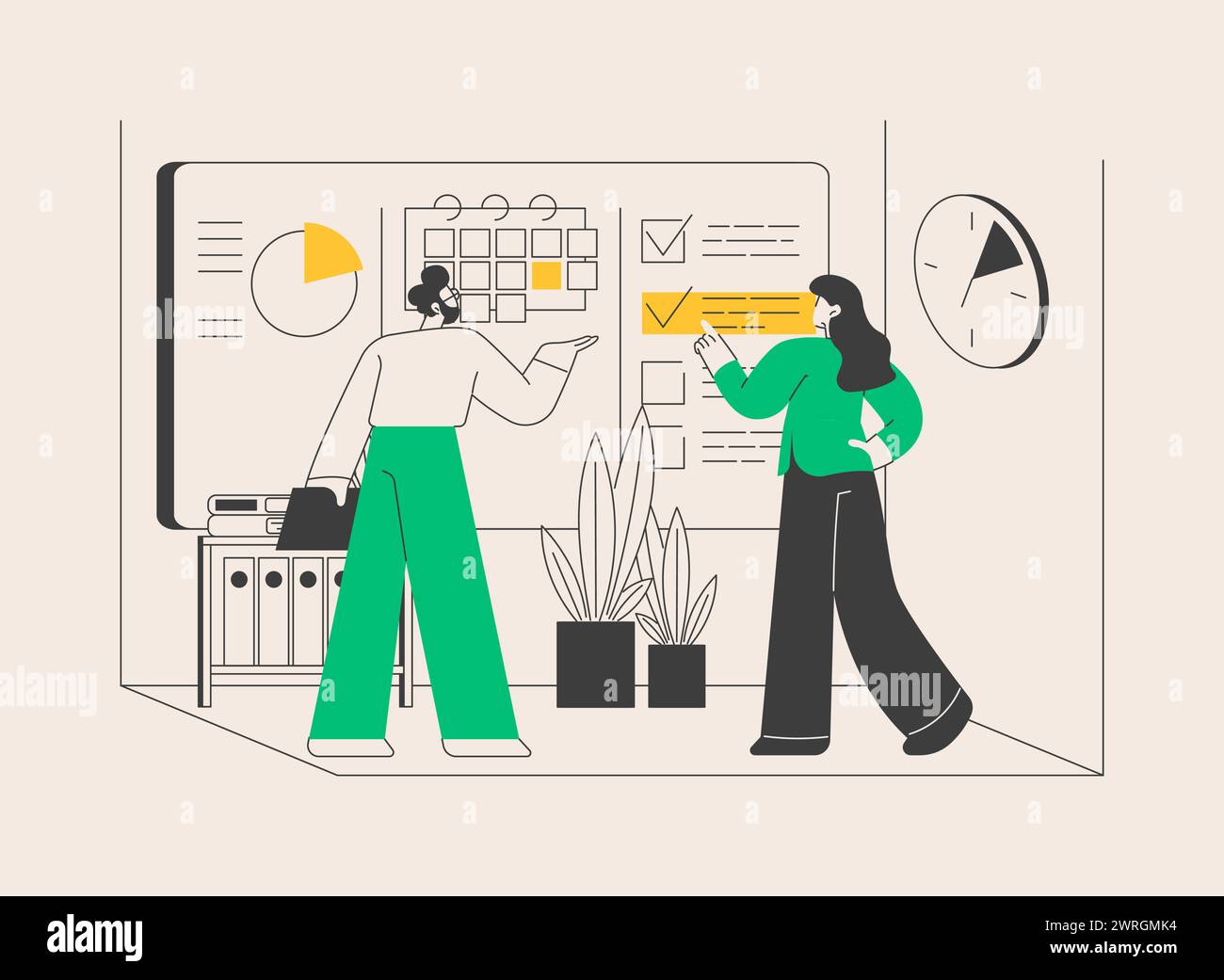 Task management abstract concept vector illustration Stock Vector Image ...