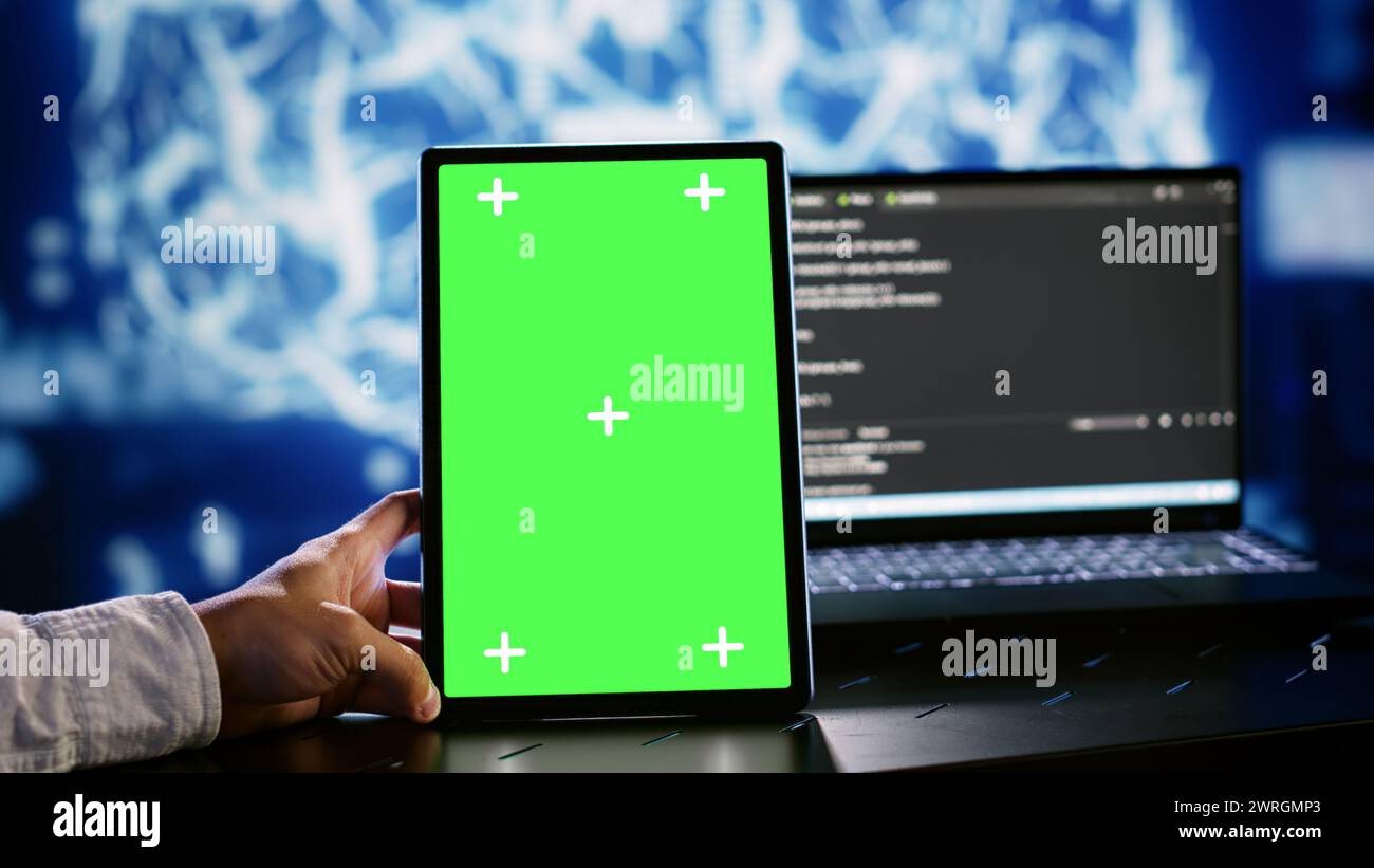 Asian programmer using binary code hi-res stock photography and images ...