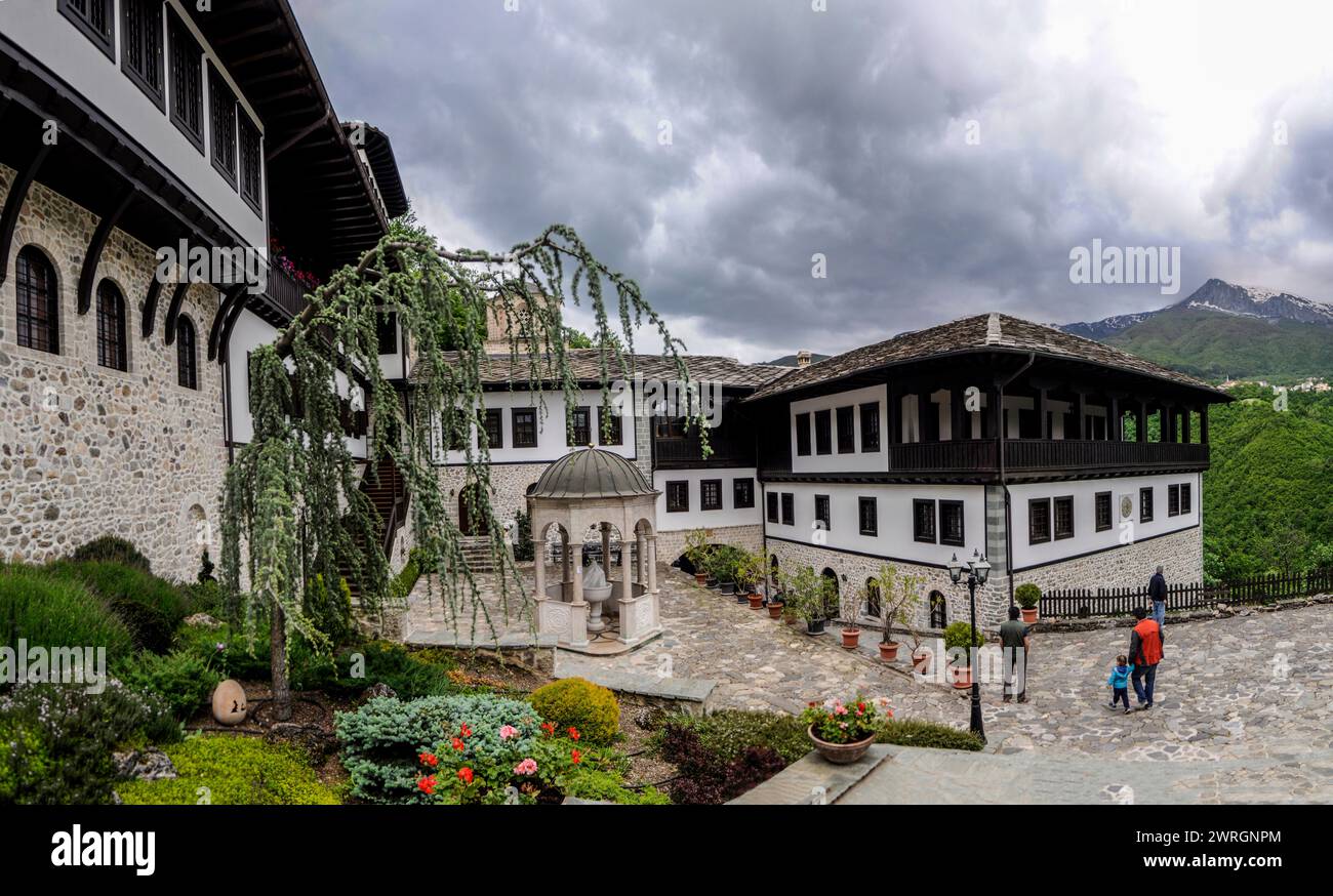 The Monastery of Saint Jovan Bigorski. The monastery church is ...