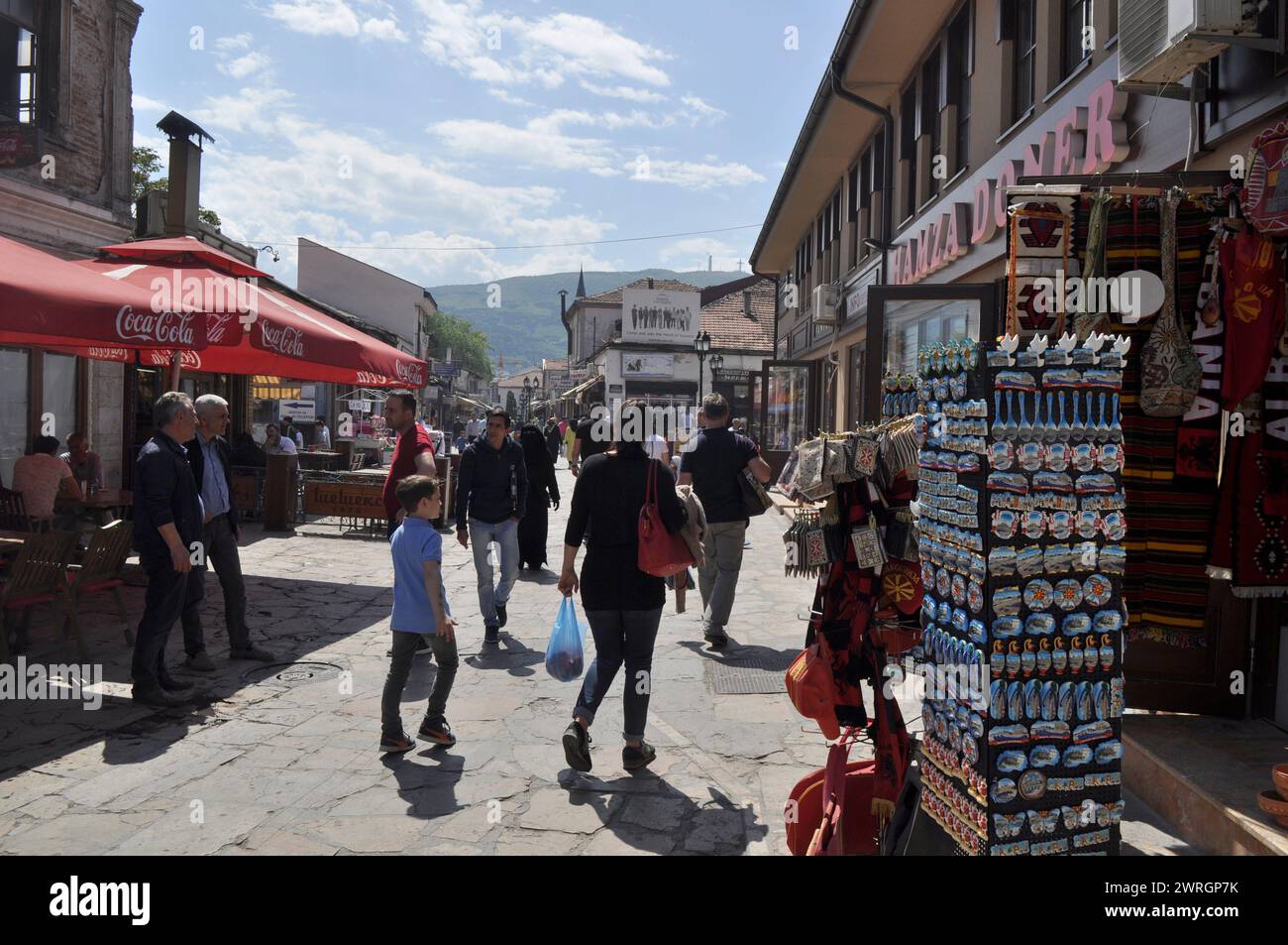 Old Bazaar in Skopje, Turkish bazaar. As one of the oldest marketplaces ...