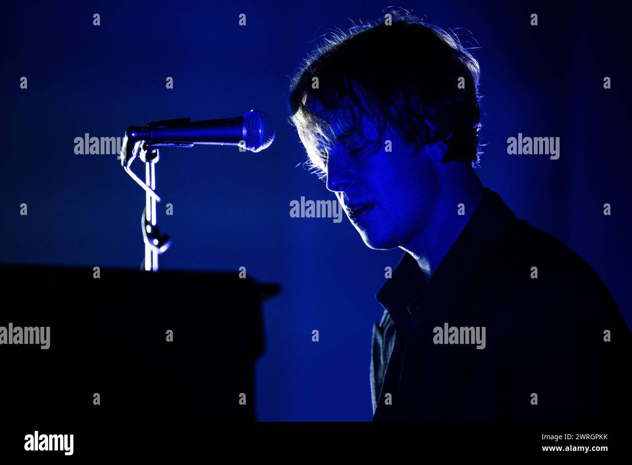 Manchester, UK. 12 March 2024. Singer-songwriter Tom Odell performs at ...