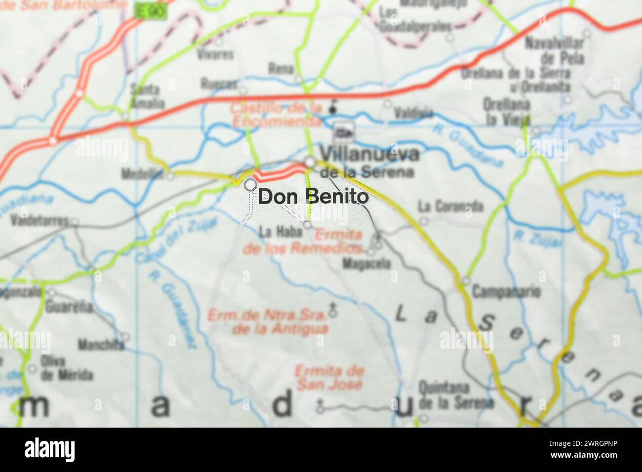 Don benito map hi-res stock photography and images - Alamy