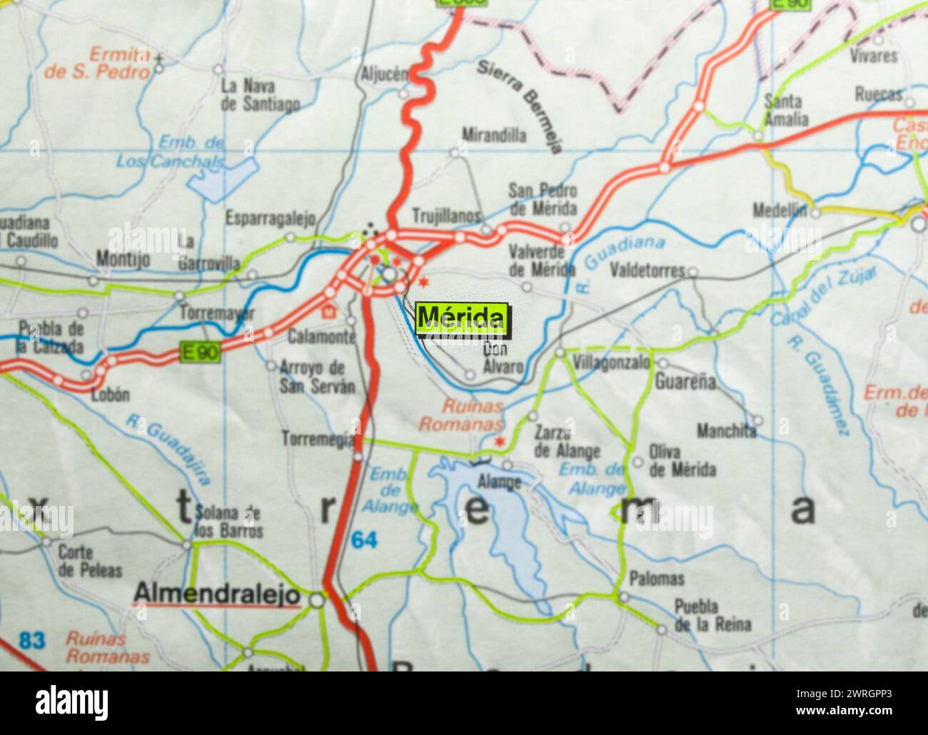 Roman roads map hi-res stock photography and images - Alamy