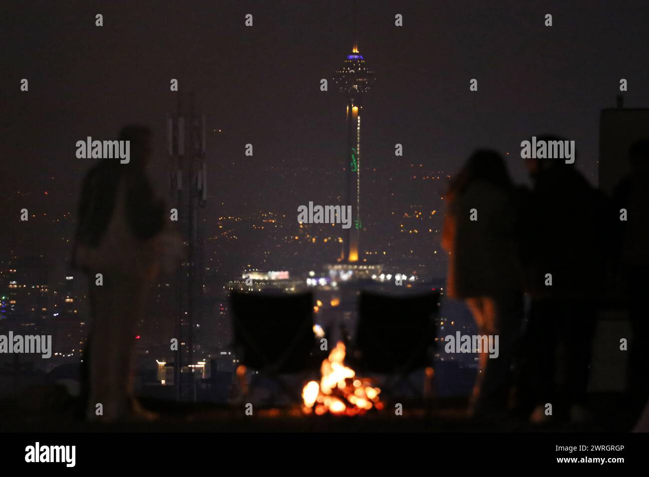 March 12, 2024, Tehran, Iran: Iranian youth take part on the eve of ...