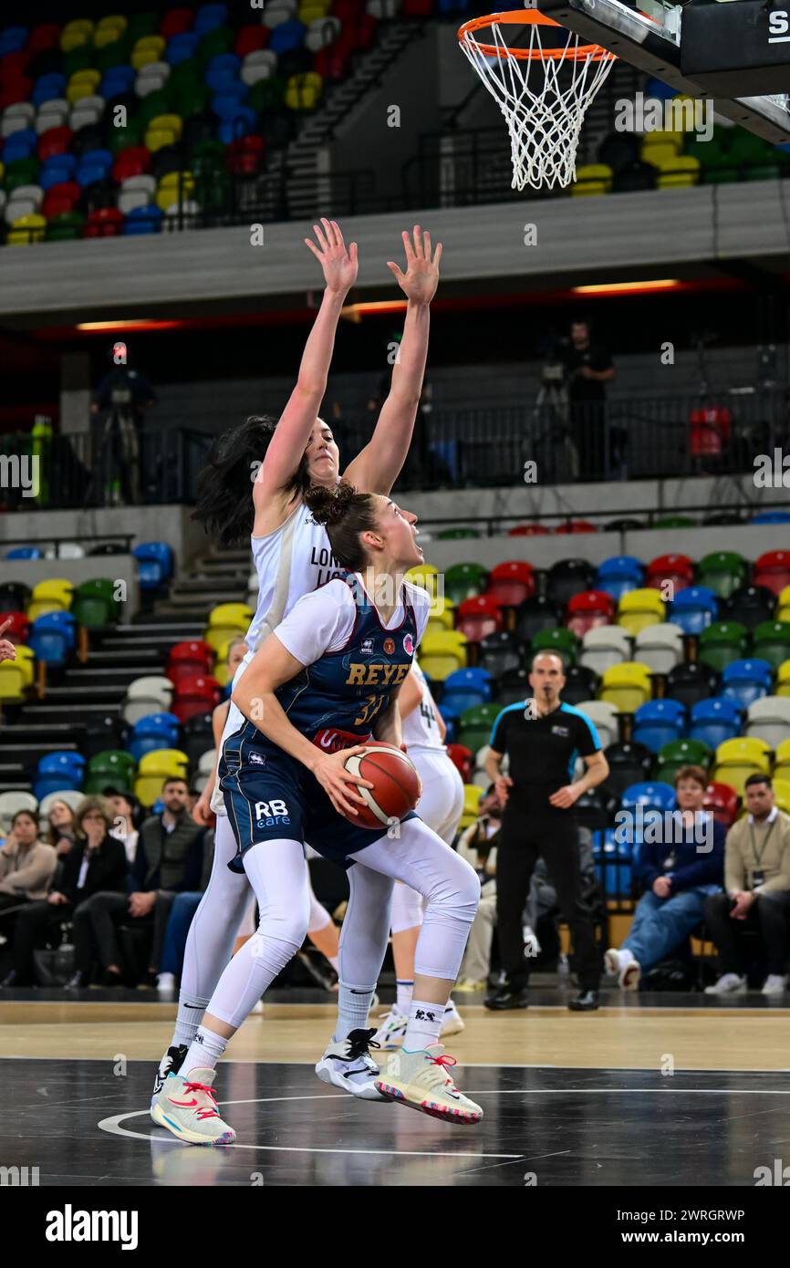 London, UK. 12th Mar, 2024. Jessica Shepard of Umana Reyer Venice ...
