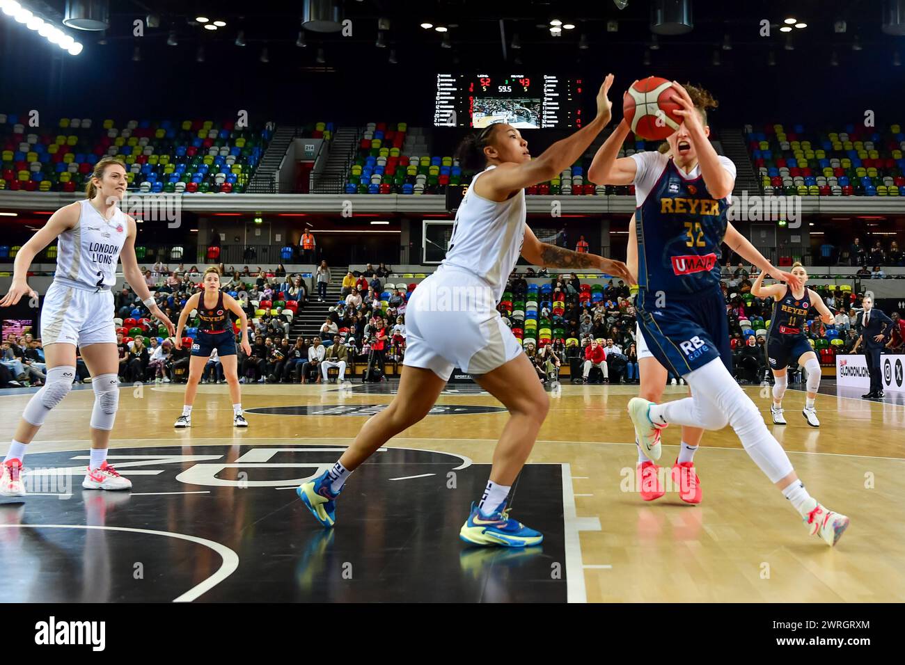 London, UK. 12th Mar, 2024. Jessica Shepard of Umana Reyer Venice ...