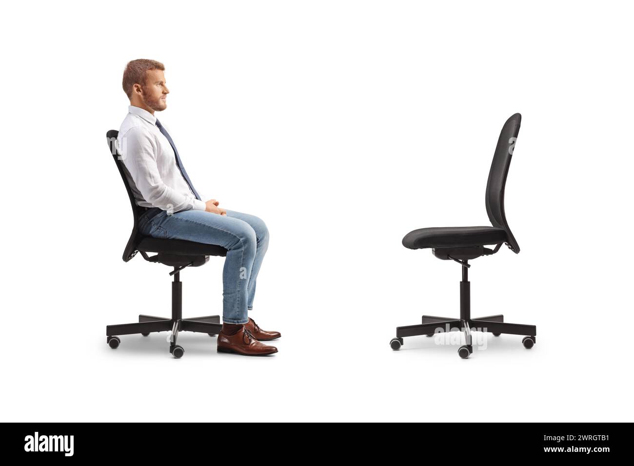 Empty sitting seat in office Cut Out Stock Images & Pictures - Alamy