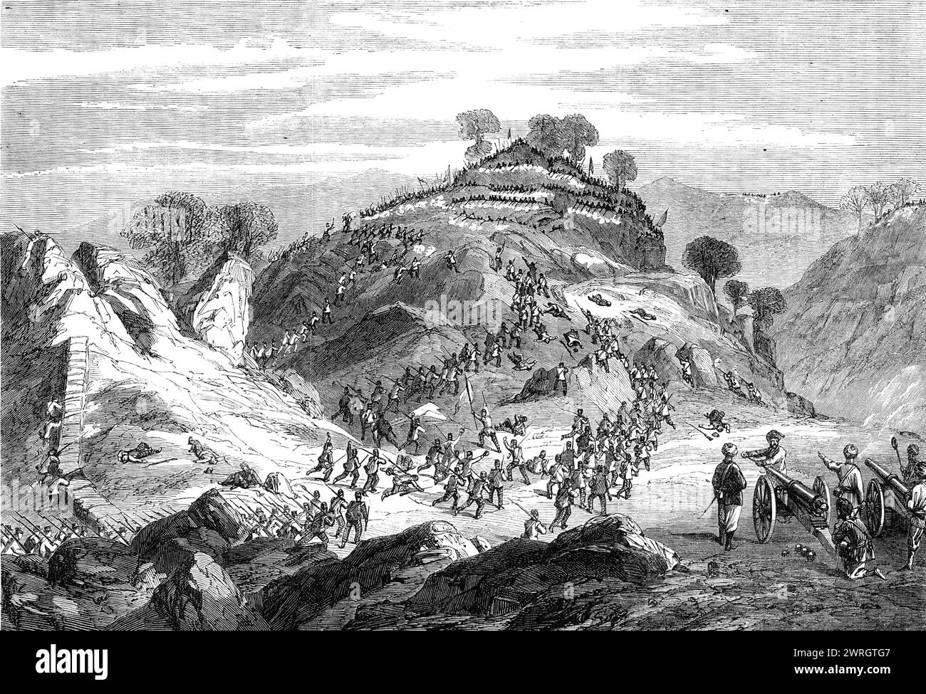 Expedition against the hill tribes on the Punjaub Frontier: view of the ...