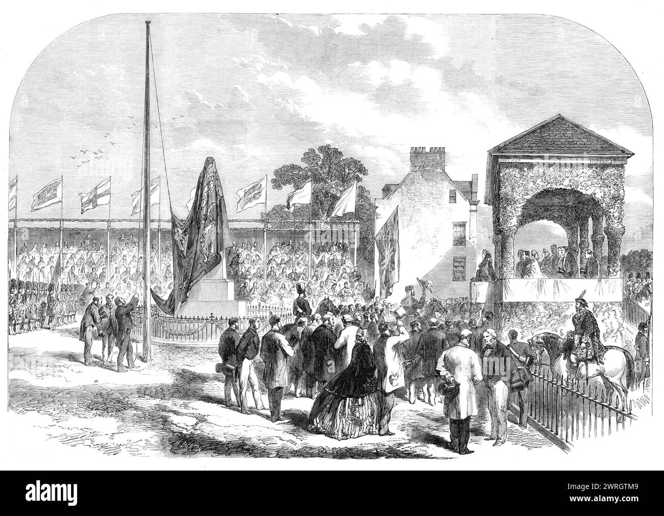 Inauguration of the statue of the late Prince Consort, in the presence ...