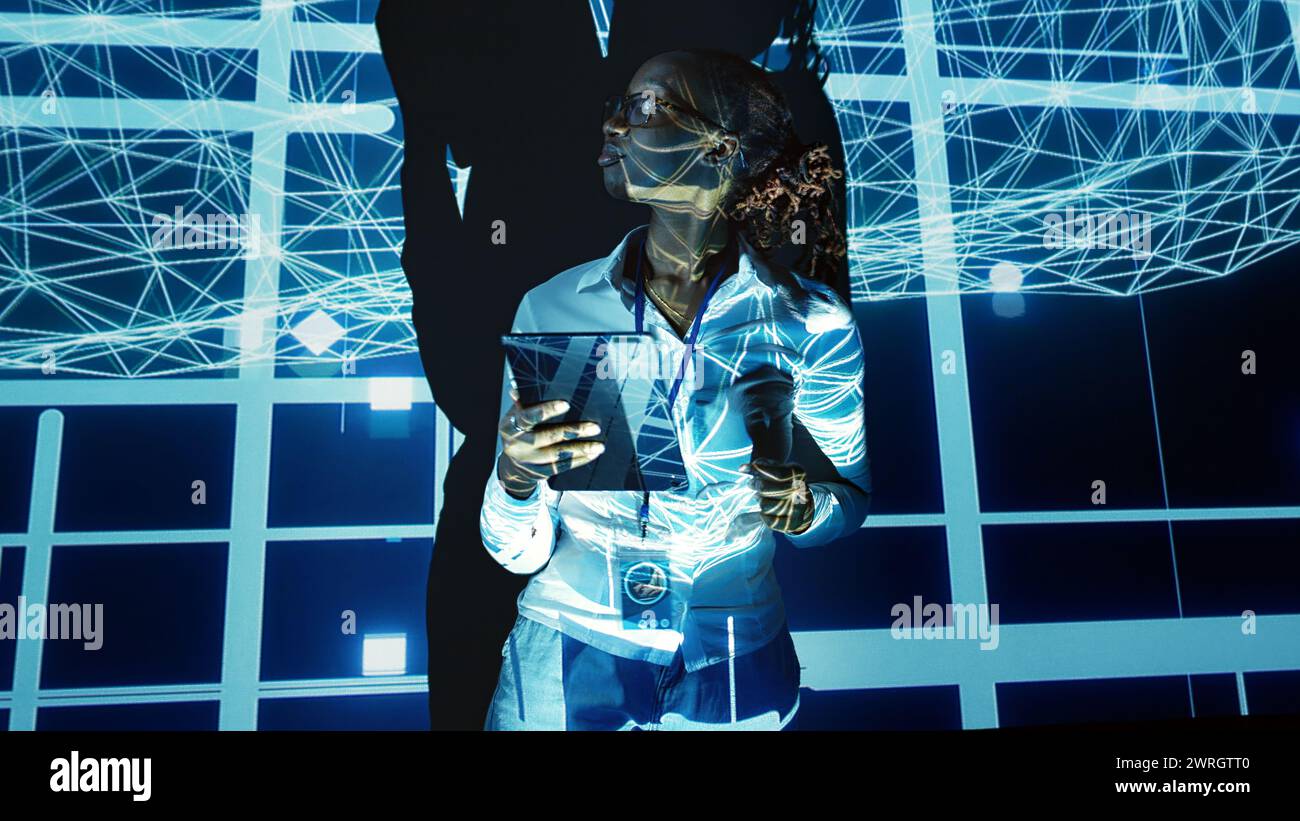 Certified employee programming in AI server farm housing advanced ...