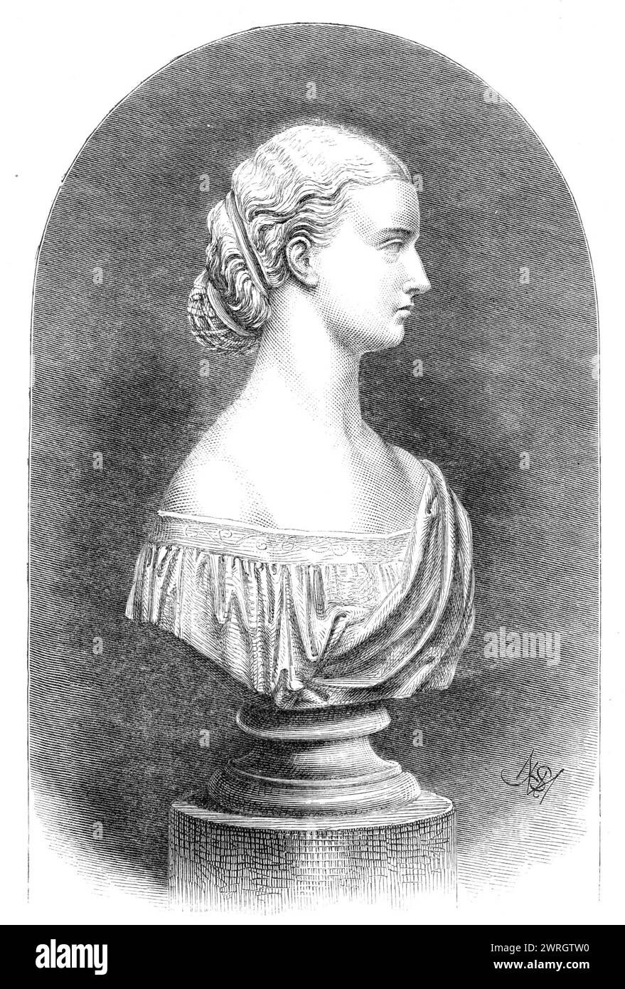 Sculptors model royal head Black and White Stock Photos & Images - Alamy