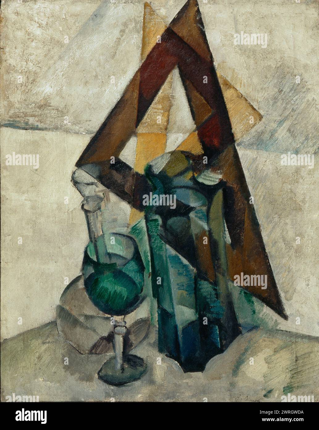 Still Life with Carafe, 1918. Found in the collection of the State Art ...
