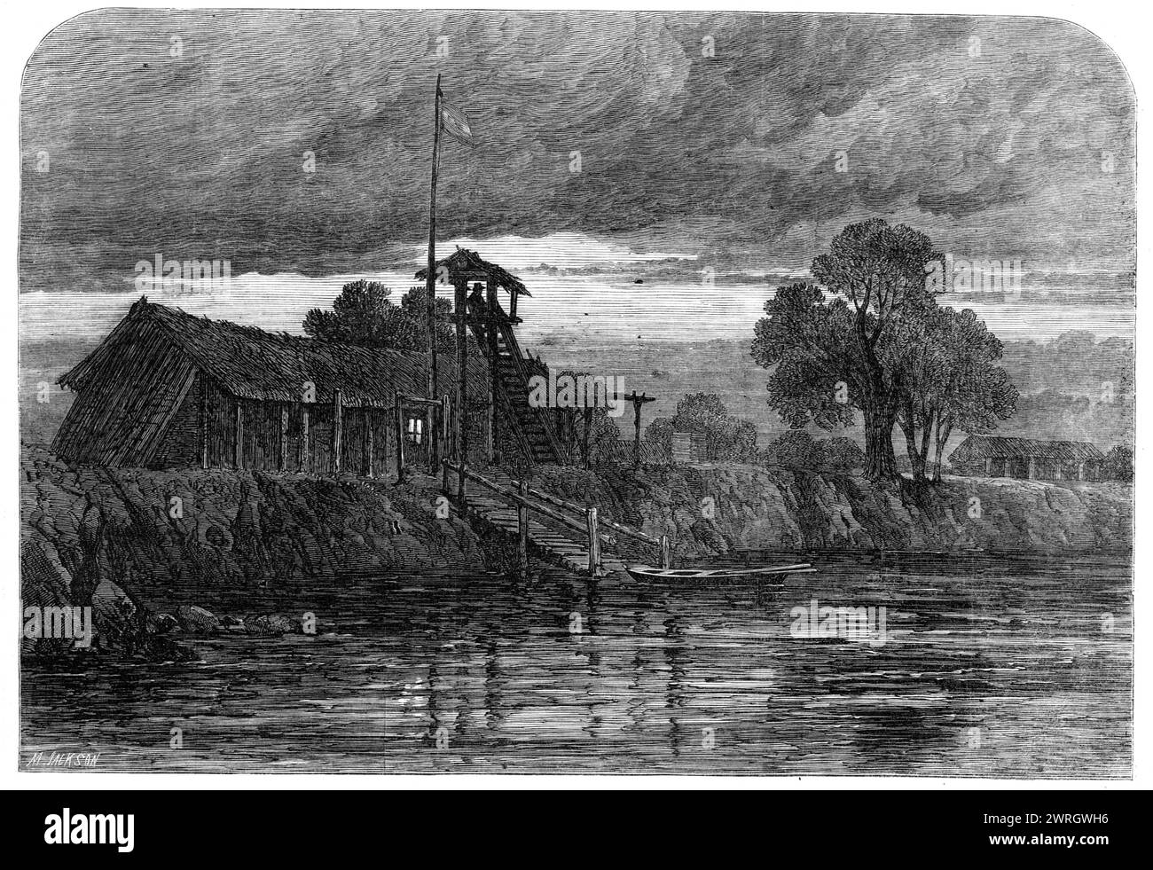 The Guard-house of Humaita, Paraguay, 1864. 'The people are little ...