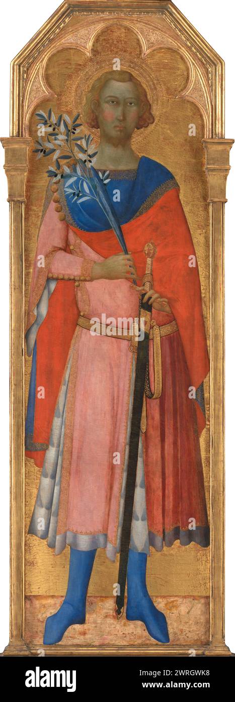 Saint Victor of Siena, c.1350. Found in the Collection of the Statens ...
