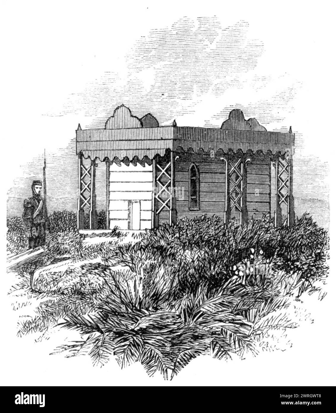 Tomb of Te Where Where, alias Potatau, the first Maori king, at ...