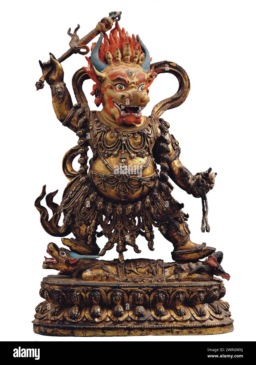 Death god Yama, 16th century. Found in the Collection of the Potala ...
