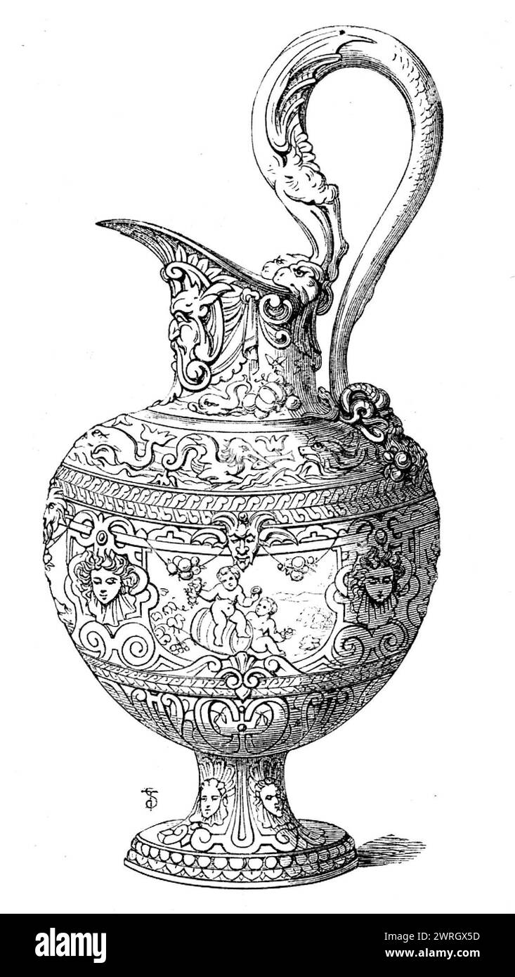 The Loan Collection, South-Kensington, 1862. 'Silver-gilt rose-water ...