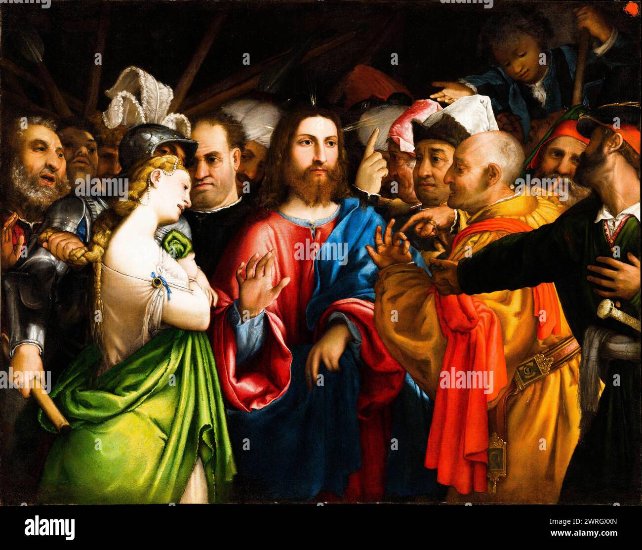 Christ and the sinner, 1548-1549. Found in the Collection of the Museo ...