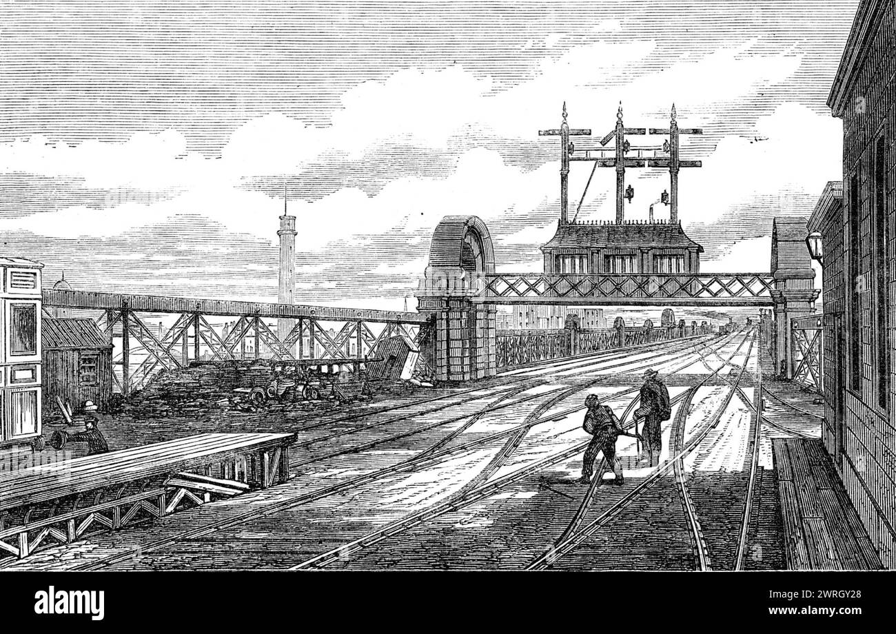 The Charing-Cross Railway: the signal station on the north end of the ...