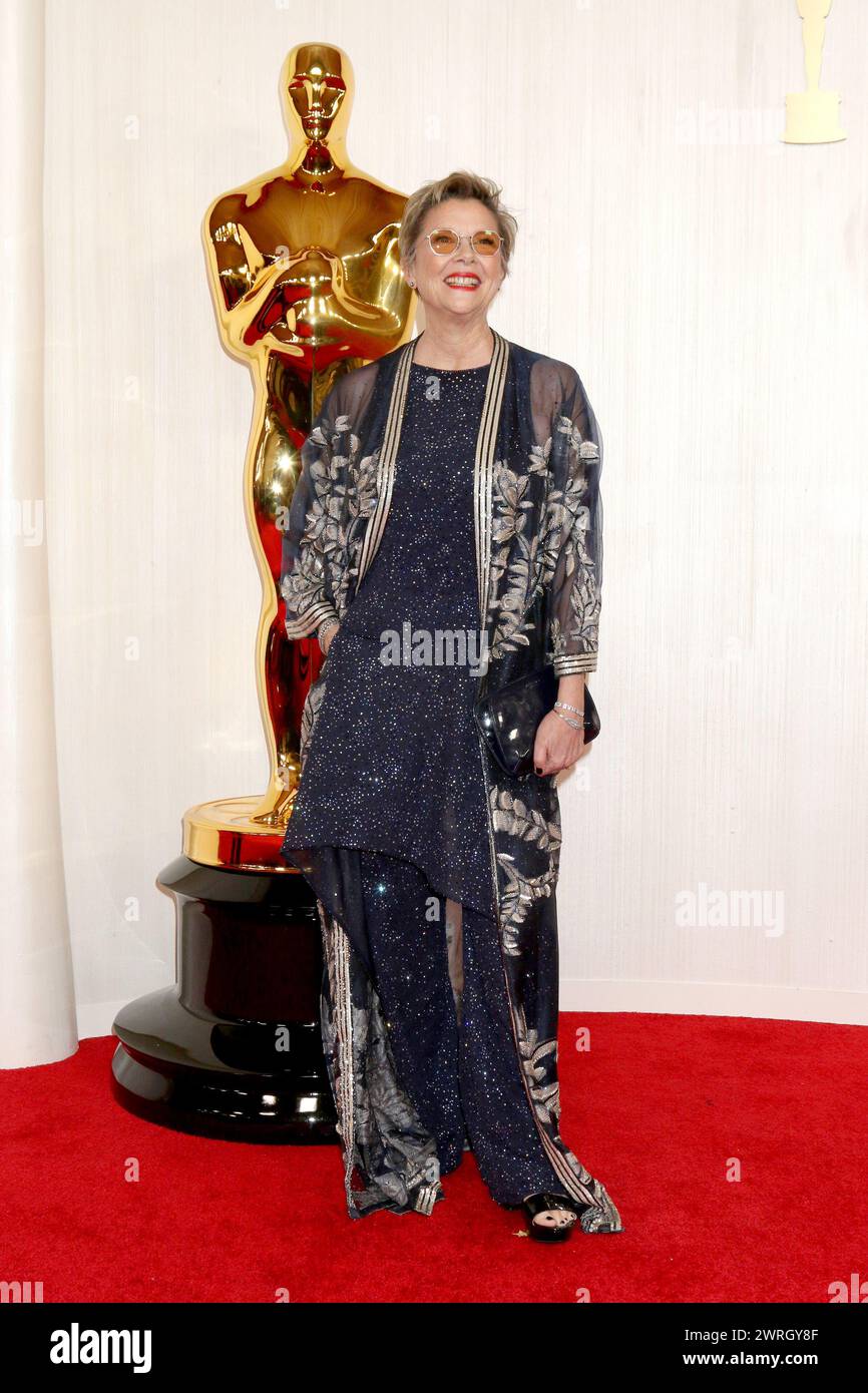March 10, 2024, Los Angeles, California, USA: Annette Bening during red ...