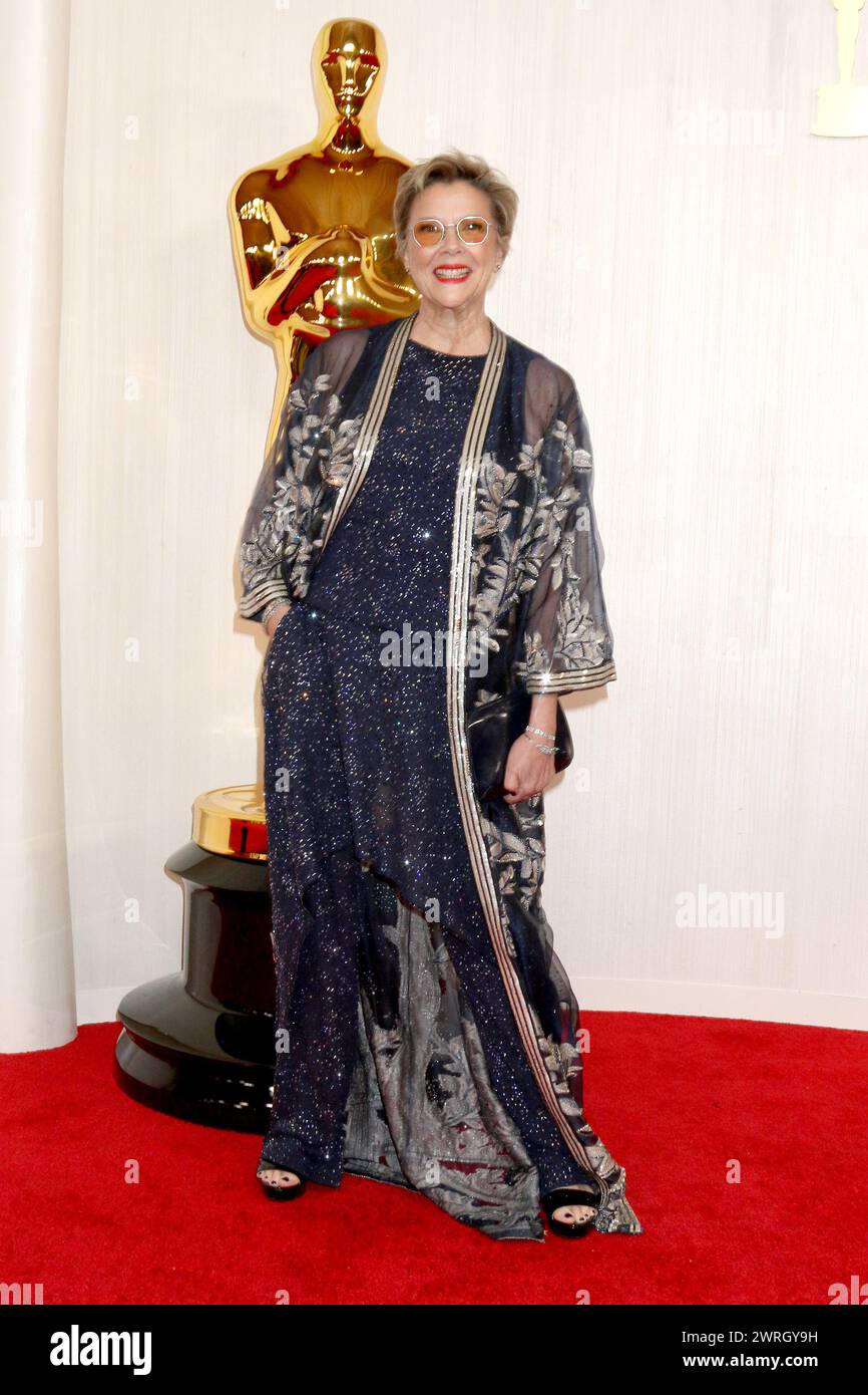 March 10, 2024, Los Angeles, California, USA: Annette Bening during red ...
