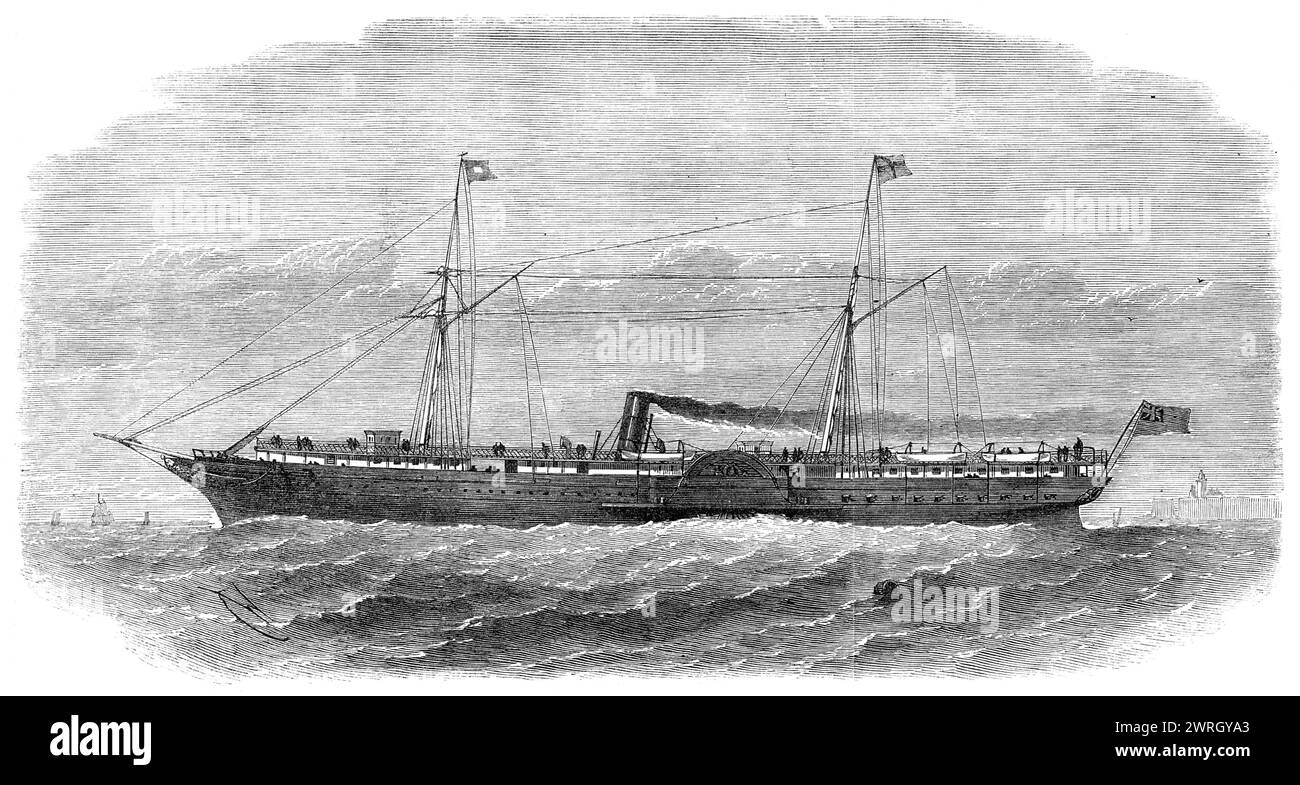 The Pacific Steam Navigation Company's new iron mail steam-ship Quito ...