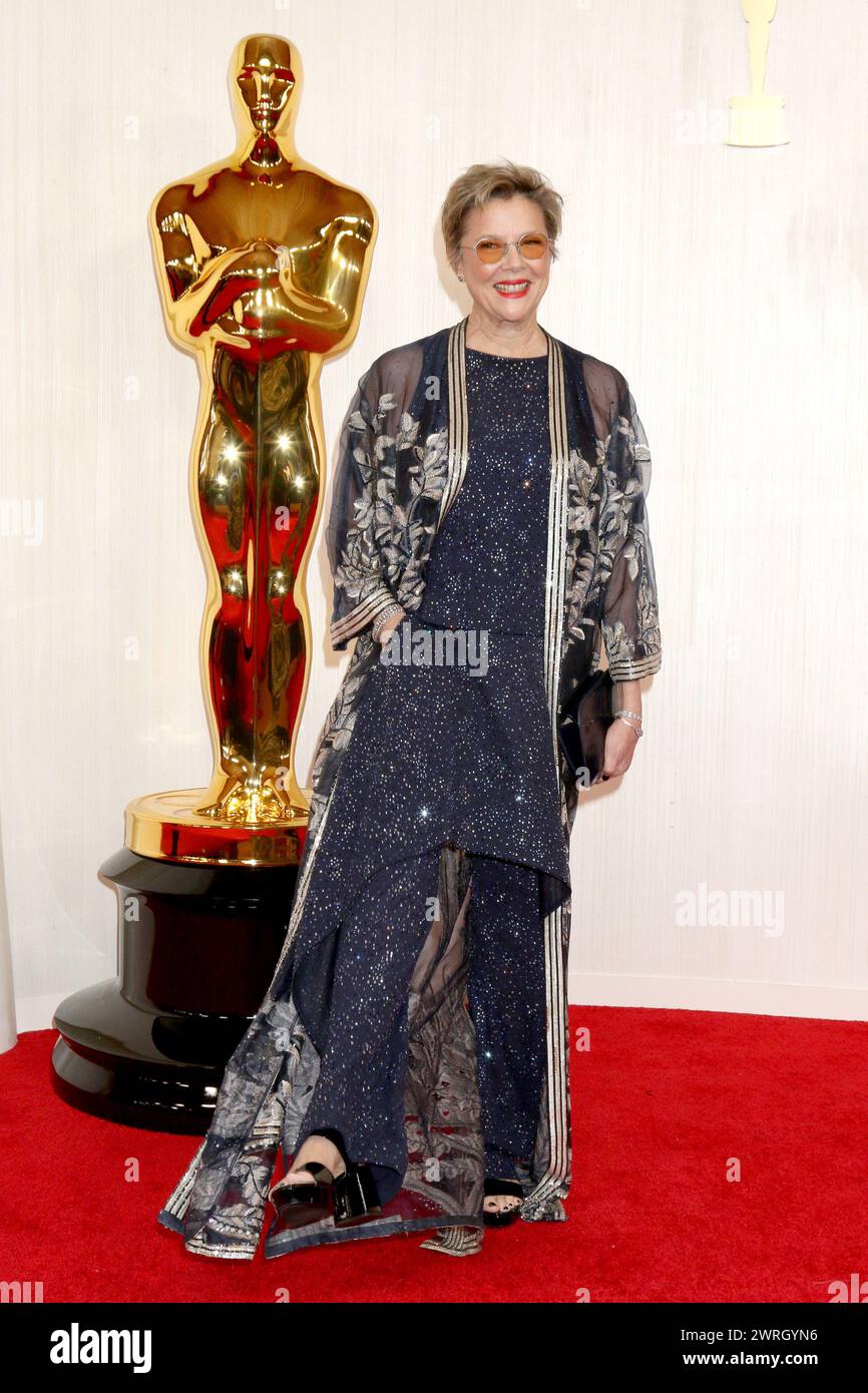 March 10, 2024, Los Angeles, California, USA: Annette Bening during red ...
