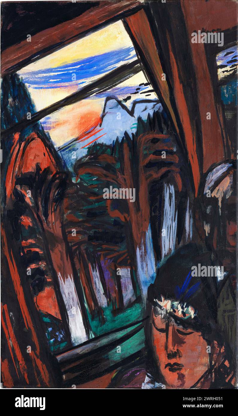 Cable car in Baden-Baden (mountain railway in Colorado), 1937-1949 ...