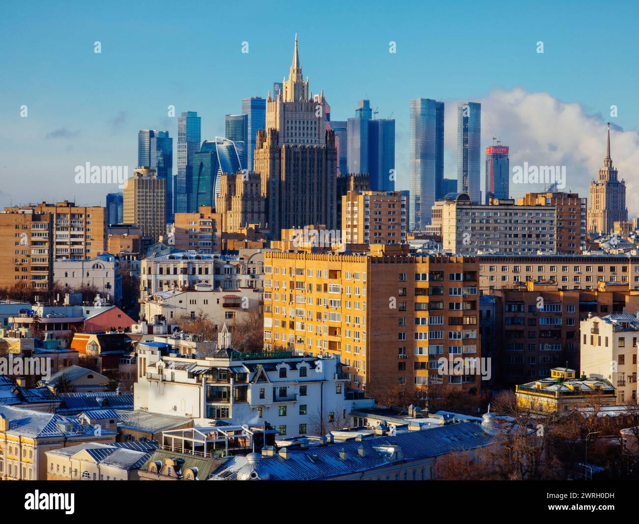 Aerial moscow hi-res stock photography and images - Alamy