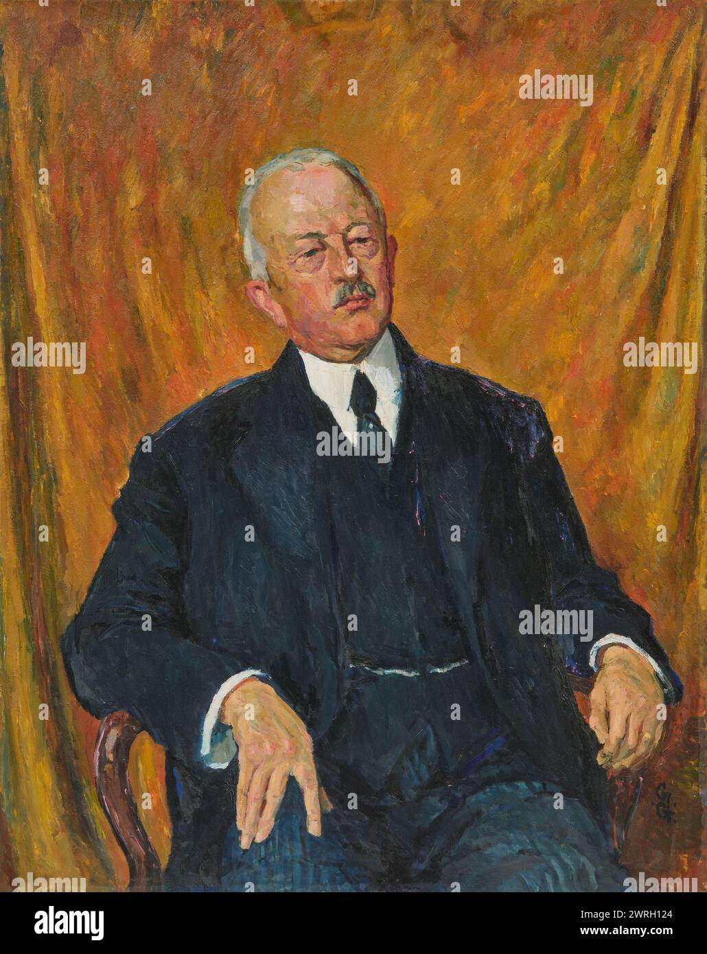 Portrait of Dr. Wilhelm Carl Escher, 1926. Private Collection Stock ...