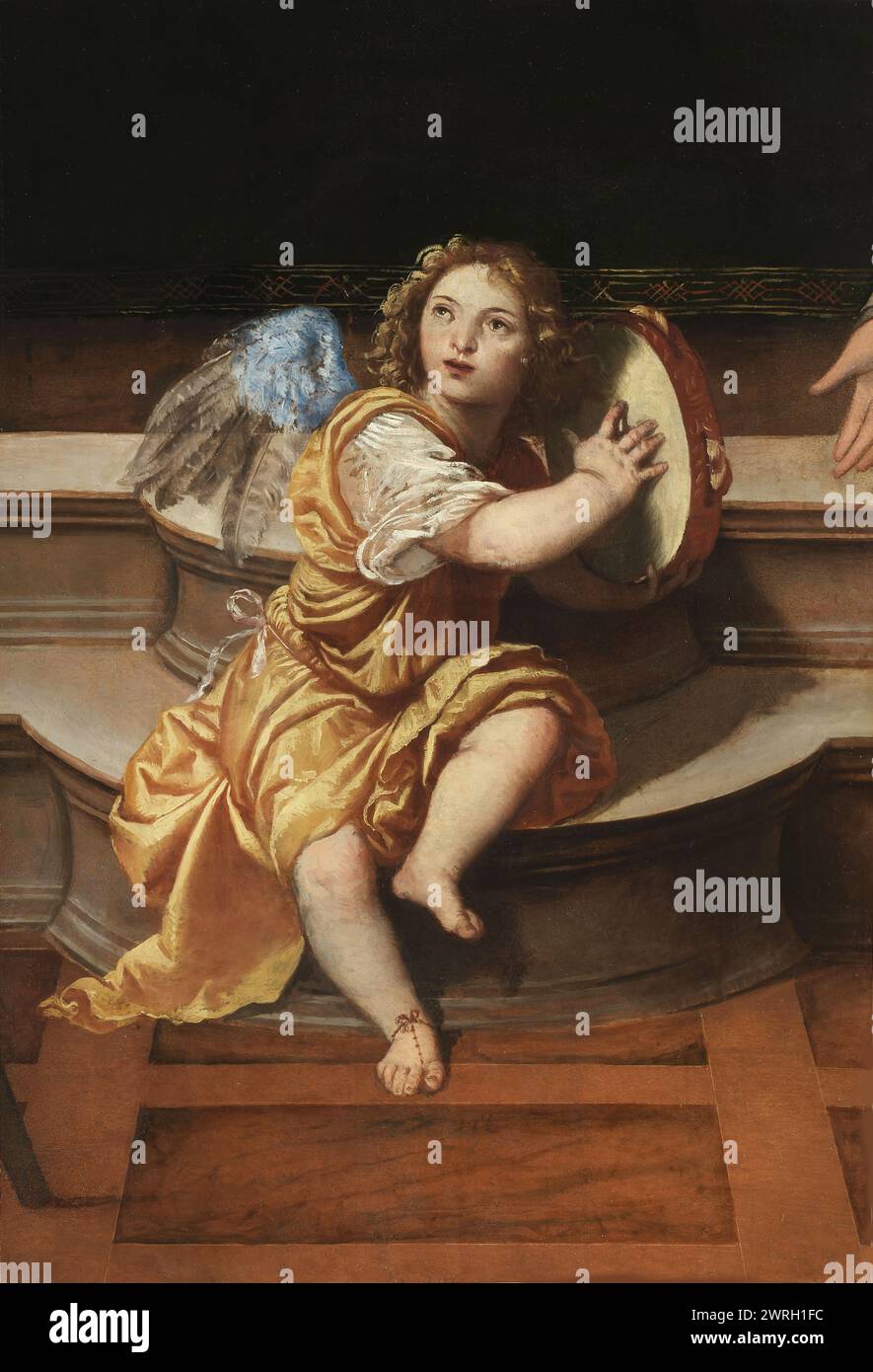 Angel with tambourine, c.1508. Found in the Collection of the Palazzo ...