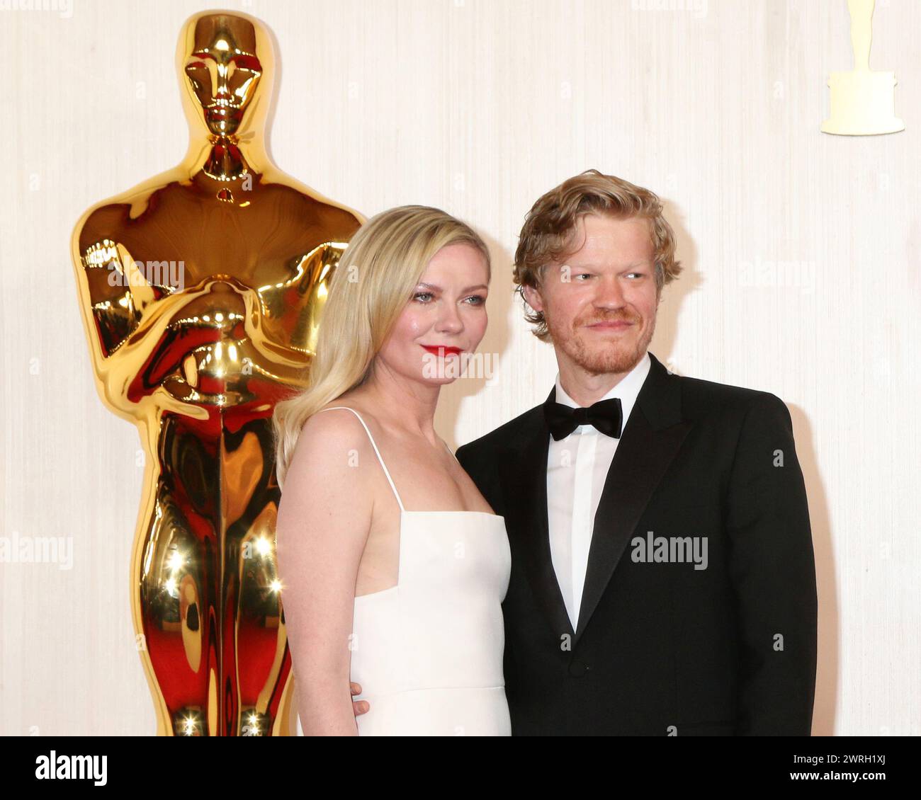 March 10, 2024, Los Angeles, California, USA: Kirsten Dunst, Jesse ...