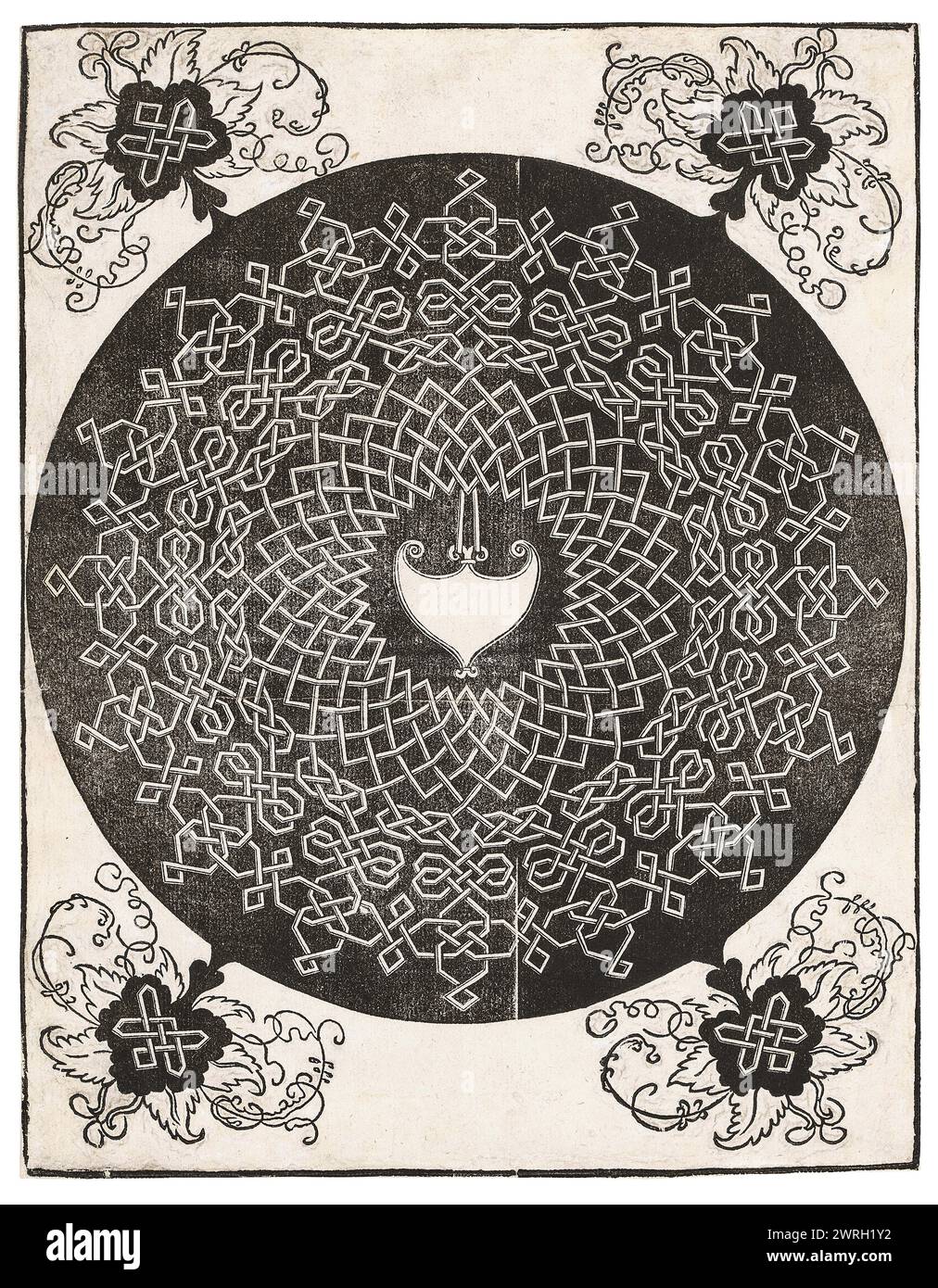 The First Knot (with a heart-shaped shield), from the Series of Six ...