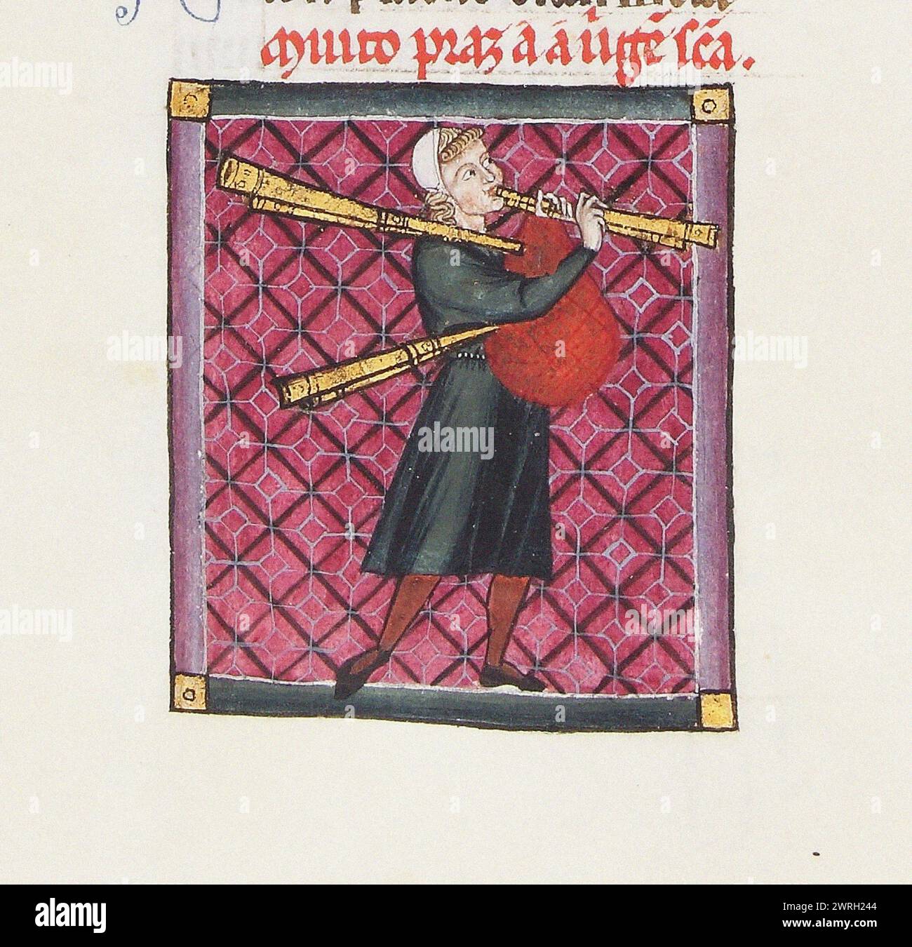 Illustration from the codex of the Cantigas de Santa Maria, c. 1280 ...